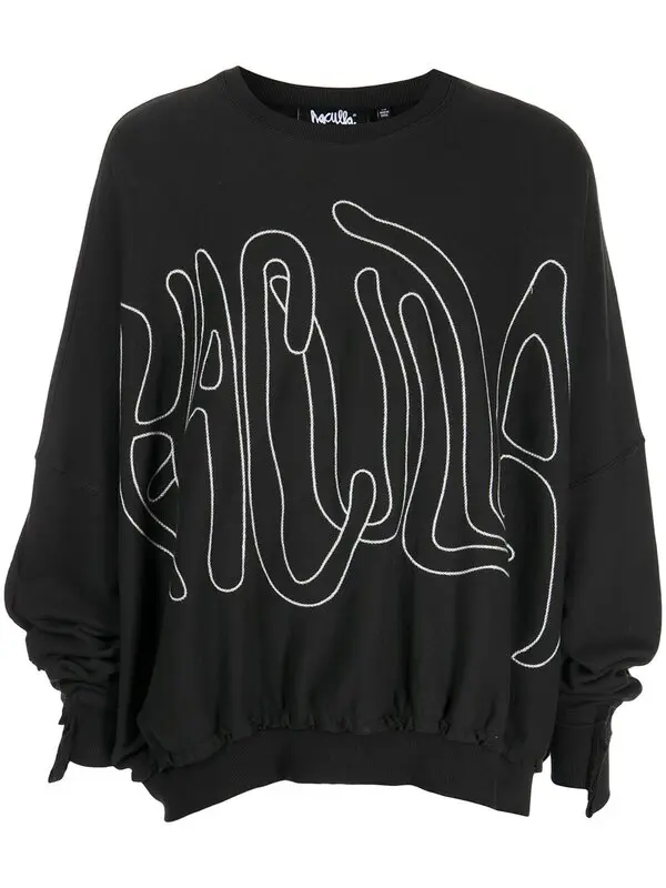HACULLA. Embroidered-logo Oversized Sweatshirt