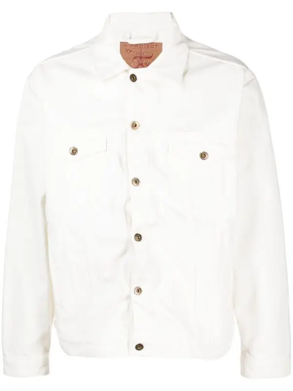 Y/project Wire Denim Jacket - White