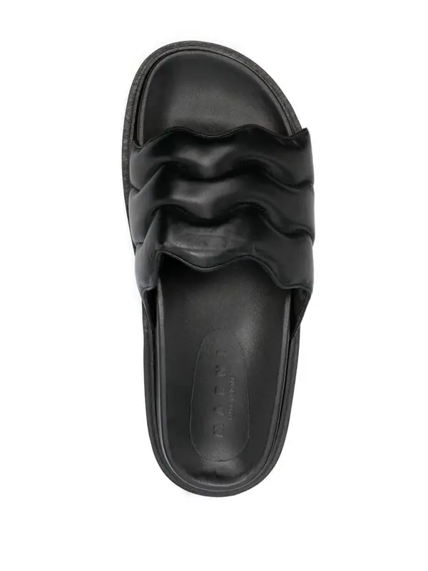 Marni Padded Nappa Leather Slides