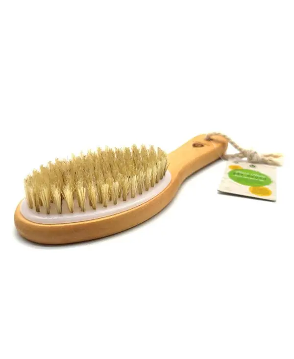 PURSONIC Bath Body Brush With Lotus Wooden Handle