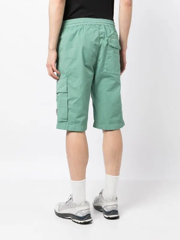 C.P. COMPANY Lens Detail Track Shorts - Green