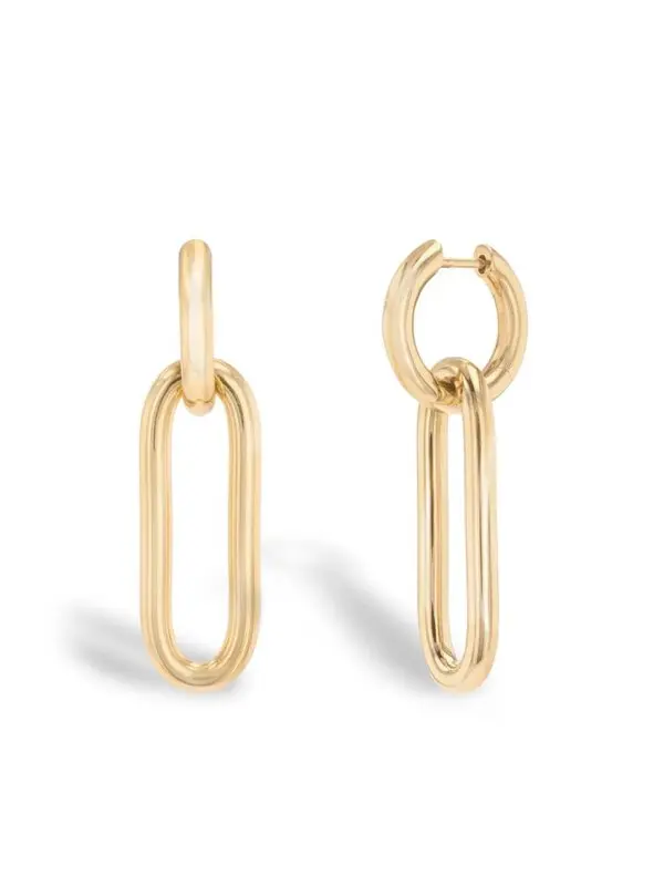 PRAGNELL 18kt Yellow Havana Drop Earrings - Gold