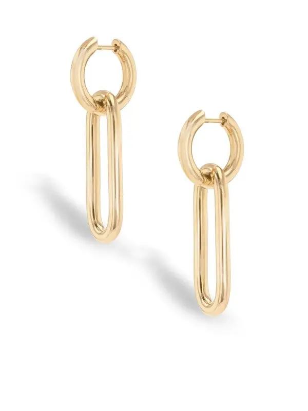 PRAGNELL 18kt Yellow Havana Drop Earrings - Gold
