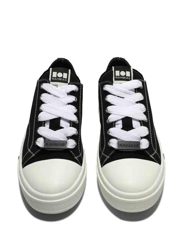 NAHMIAS Five-o Canvas Sneakers - Black