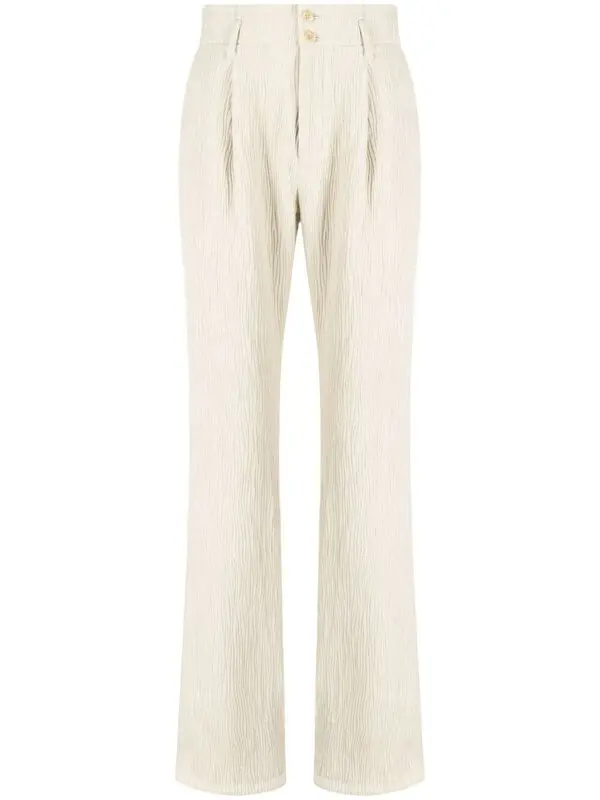 TAAKK Textured Straight-leg Trousers
