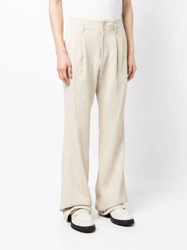 TAAKK Textured Straight-leg Trousers