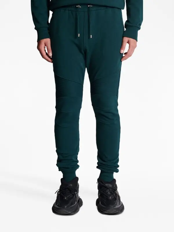 Balmain Ribbed-detail Drawstring Track Pants