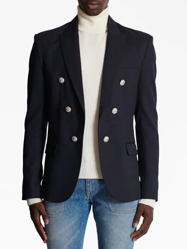 Balmain Button-detailed Wool Blazer