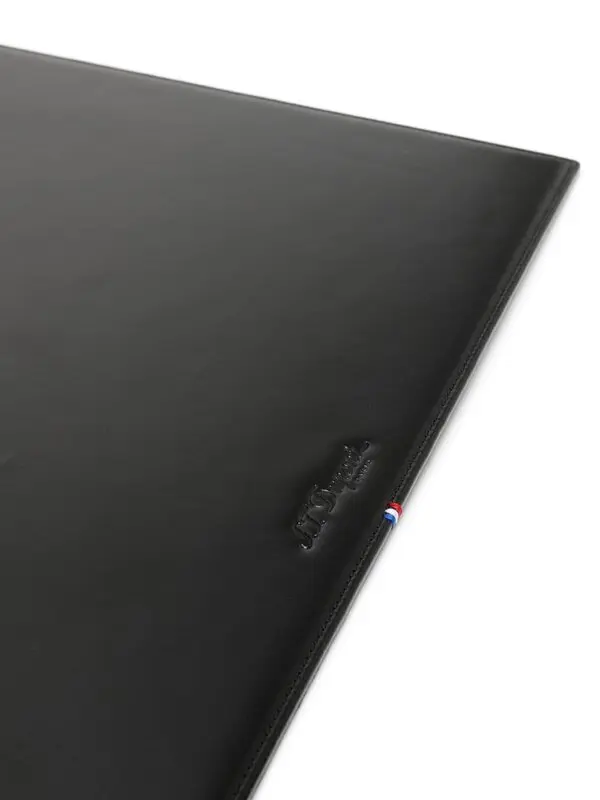 S.t. Dupont Debossed-logo Leather Desk Pad