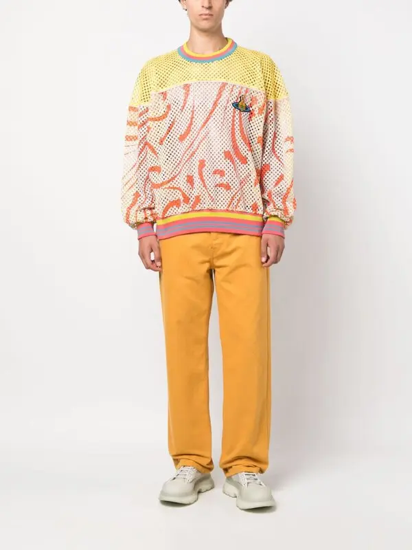 VIVIENNE WESTWOOD Fresh Mesh Sweatshirt - Yellow