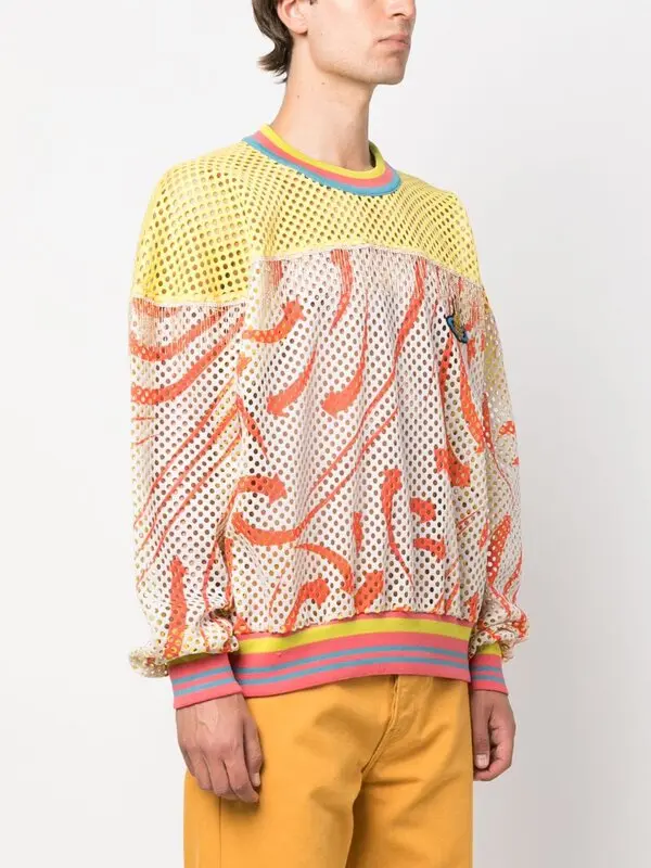 VIVIENNE WESTWOOD Fresh Mesh Sweatshirt - Yellow
