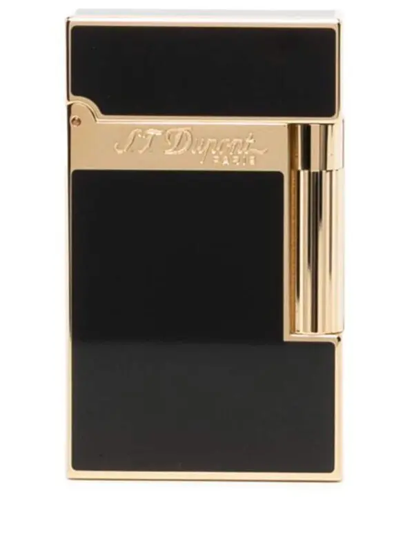 S.t. Dupont Ligne 2 Engraved-logo Lighter - Black