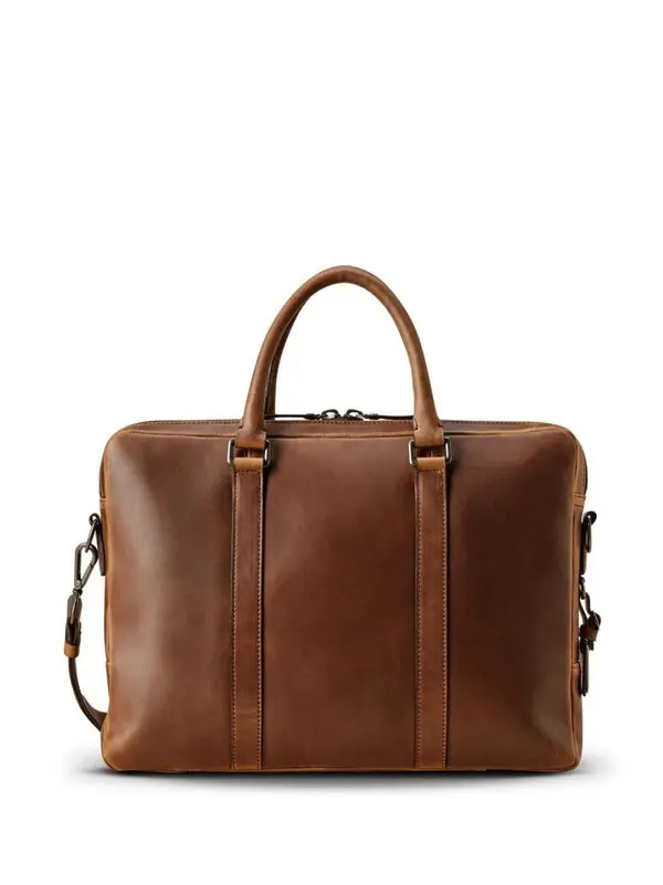 Shinola Navigator Gm Leather Briefcase - Brown