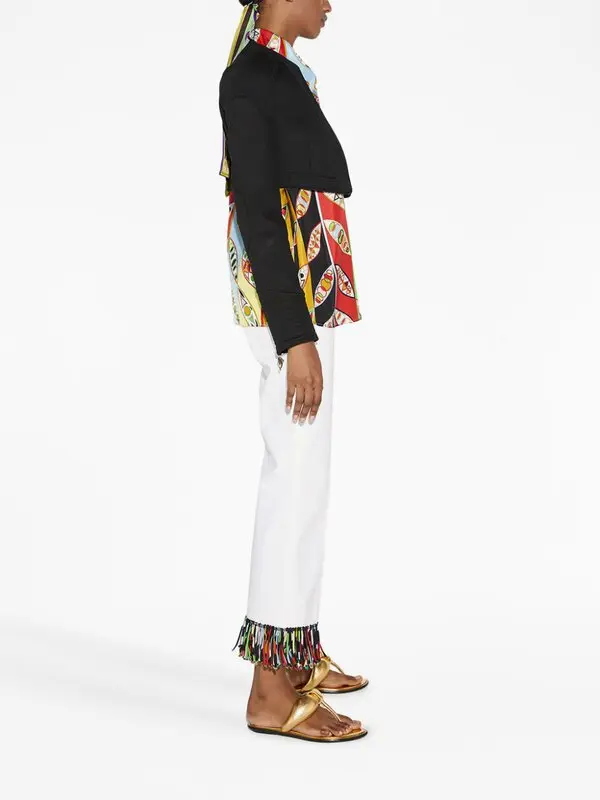 Emilio Pucci Open-front Cropped Jacket
