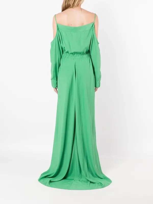 AMIR SLAMA Cold-shoulder Maxi Dress