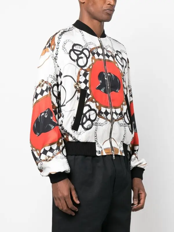 STEFAN COOKE Graphic-print Bomber Jacket