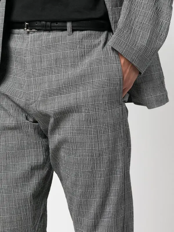 Aspesi Plaid-pattern Tailored Trousers