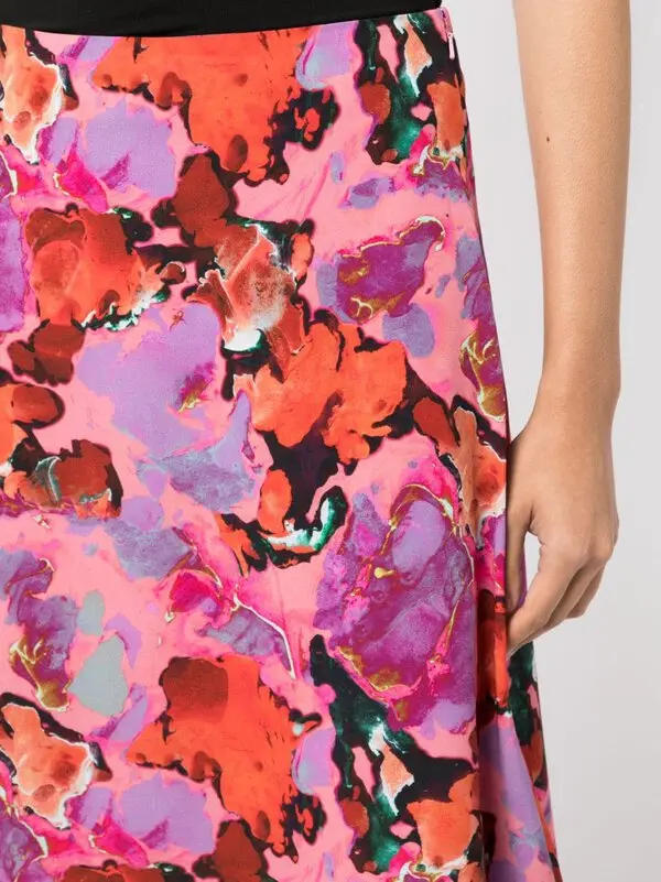 Paul Smith Graphic-print A-line Skirt