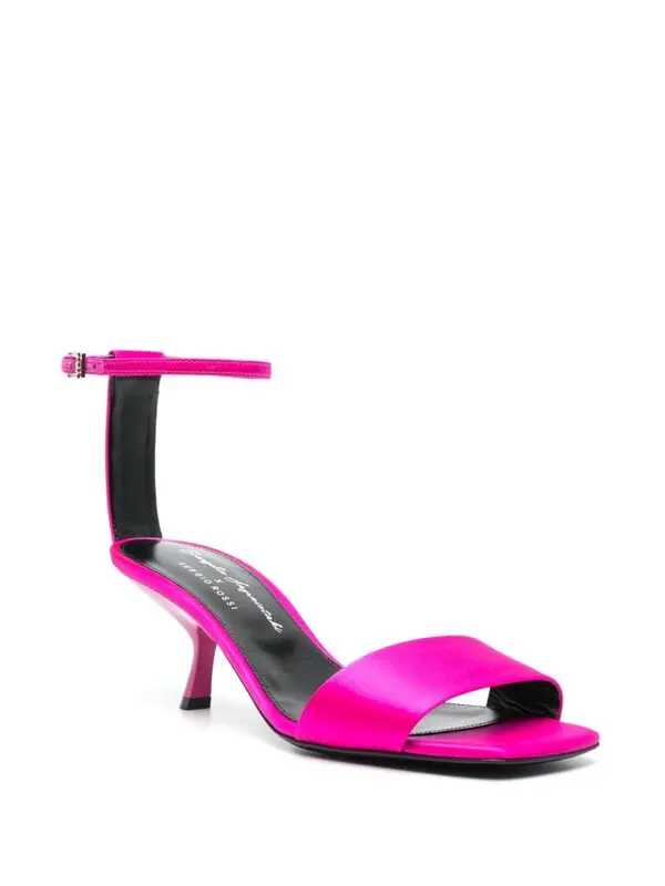 SERGIO ROSSI Satin Sandals