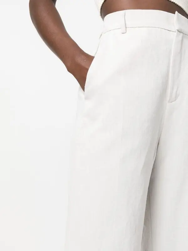 Andamane Pressed-crease Palazzo Trousers