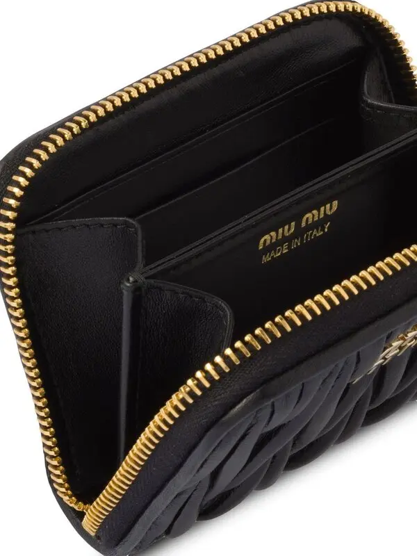 Miu Miu Matelassé Leather Coin Purse