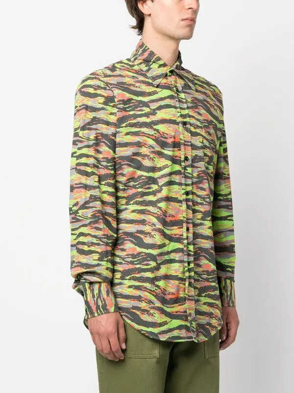ERL Zebra-print Cotton Shirt
