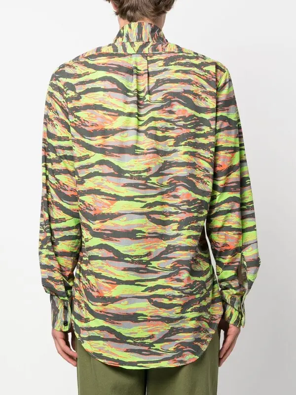 ERL Zebra-print Cotton Shirt