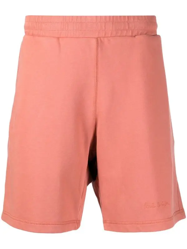 Paul Smith Organic Cotton Track Shorts - Pink