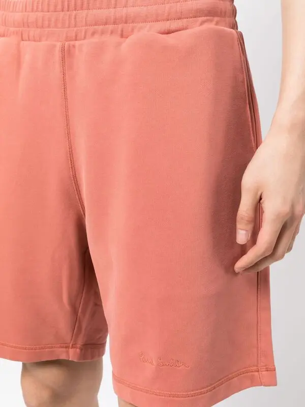 Paul Smith Organic Cotton Track Shorts - Pink
