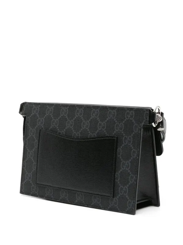 Gucci Gg Supreme Canvas Belt Bag - Black