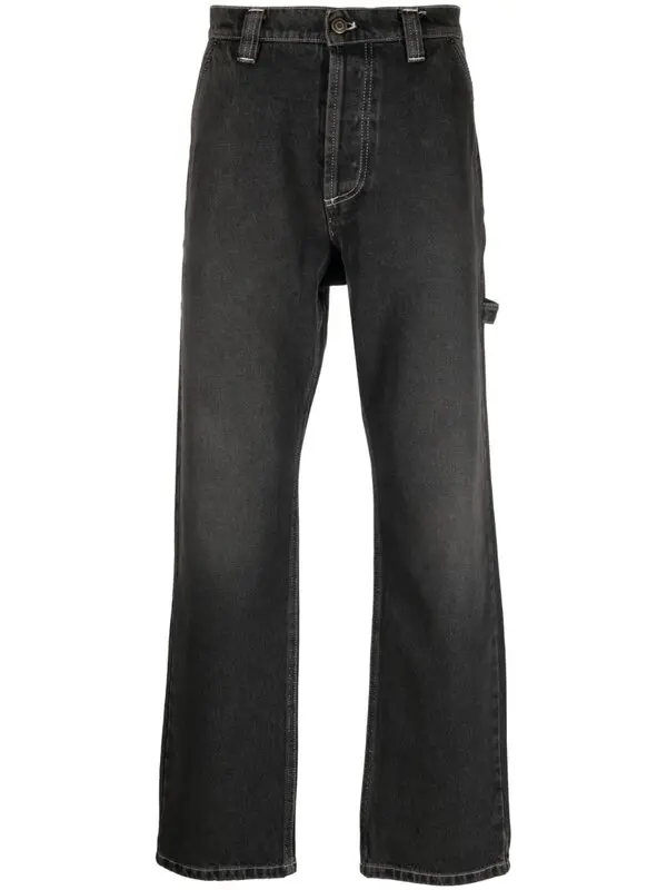 WINNIE N.Y.C Logo-patch Jeans - Black