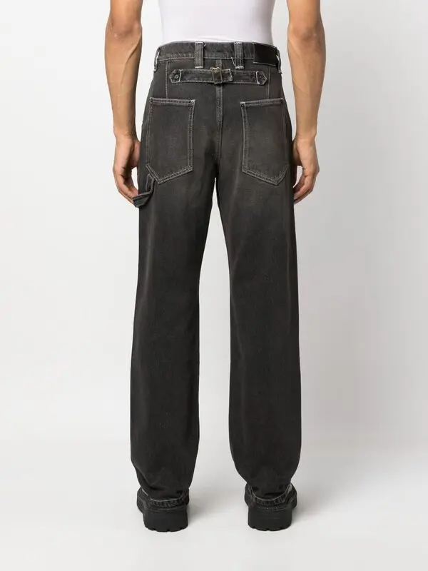 WINNIE N.Y.C Logo-patch Jeans - Black
