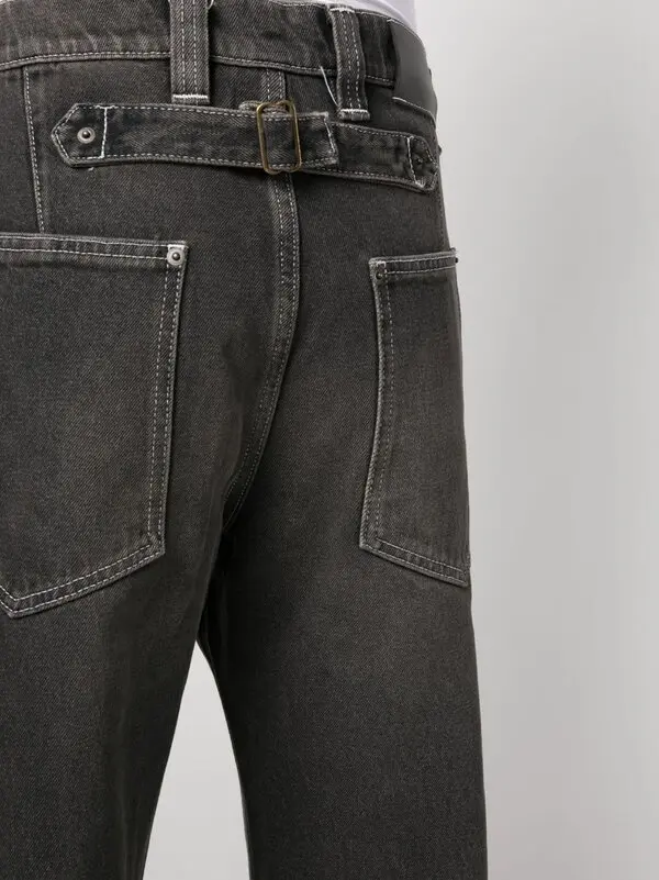 WINNIE N.Y.C Logo-patch Jeans - Black
