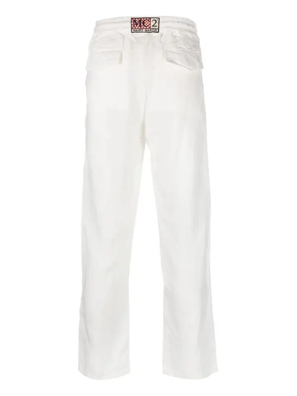 MC2 SAINT BARTH Calais Linen Trousers - White