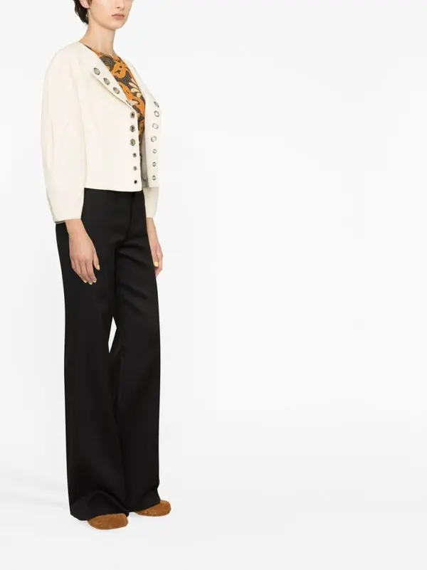 Chloé Flared Trousers - Black