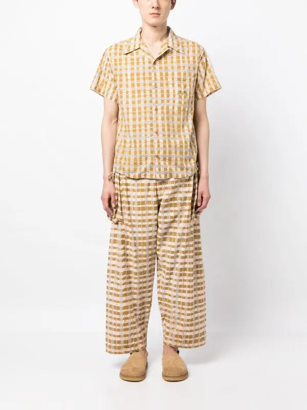 STORY MFG. Check-print Trousers