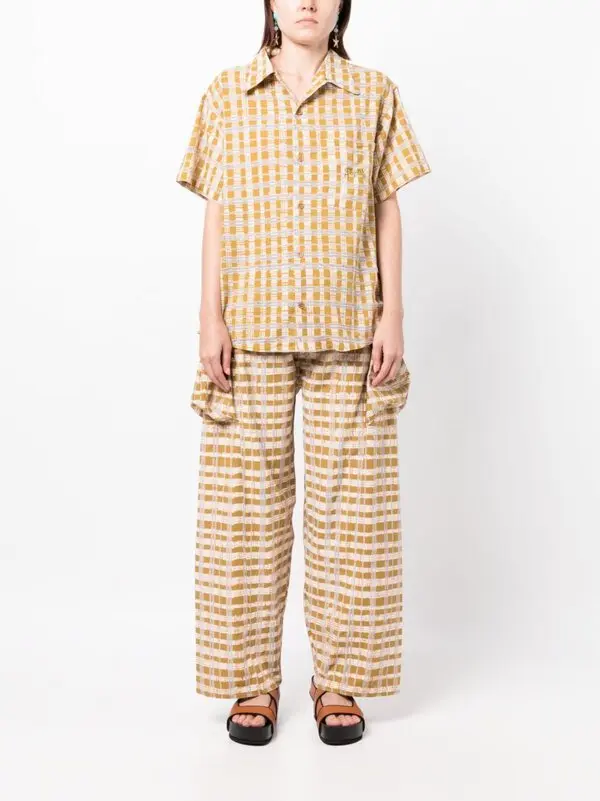 STORY MFG. Check-print Trousers