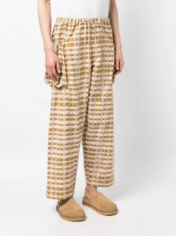 STORY MFG. Check-print Trousers