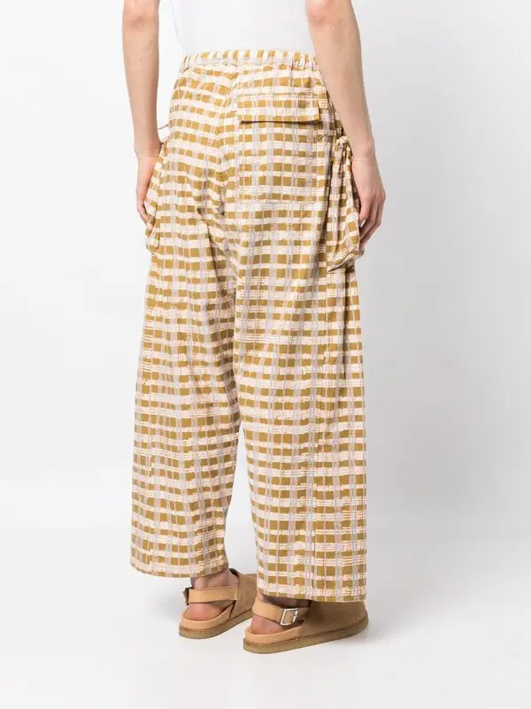 STORY MFG. Check-print Trousers