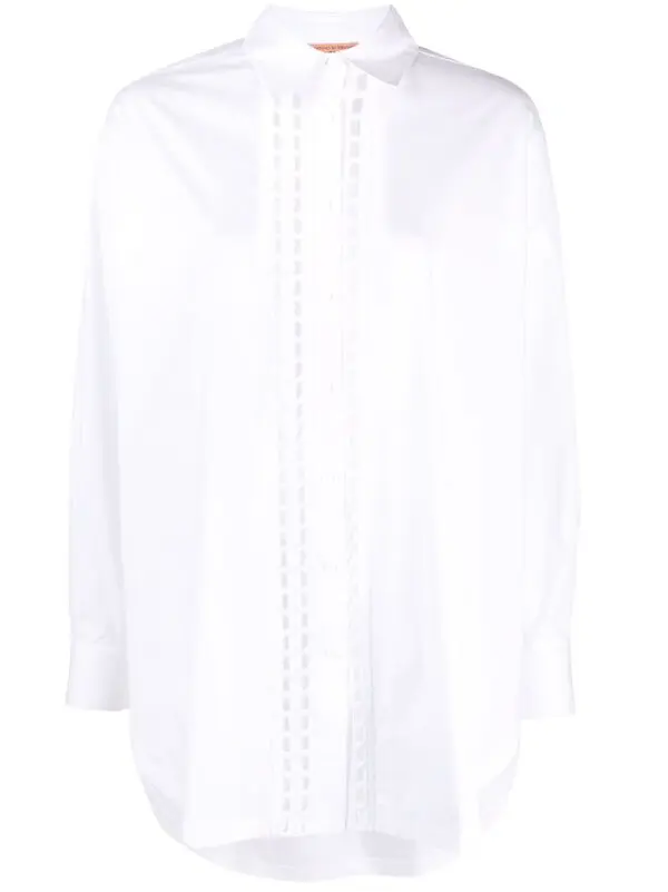 Ermanno Scervino Embroidered Insert Shirt