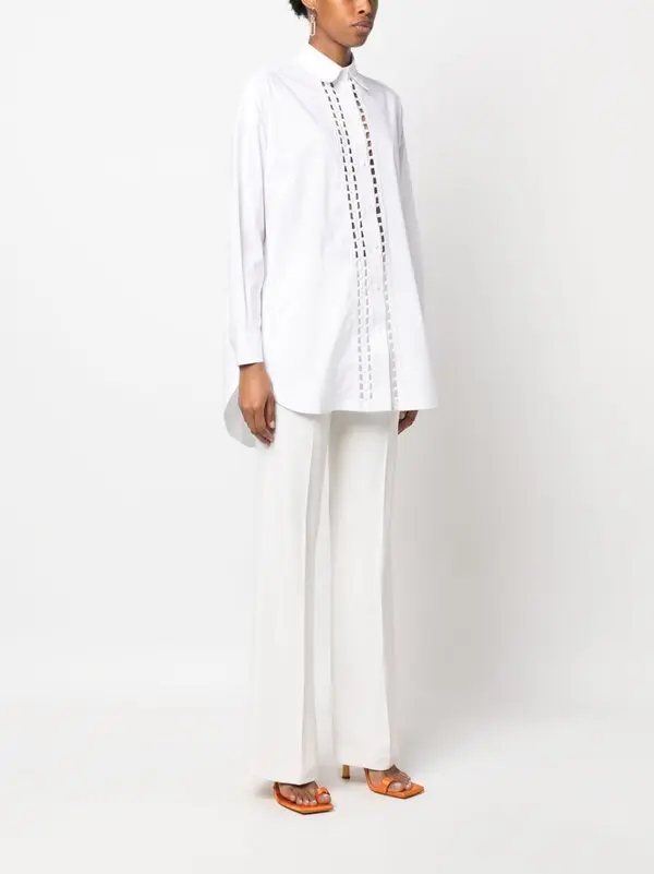 Ermanno Scervino Embroidered Insert Shirt