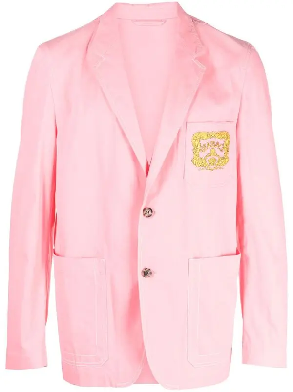 Versace Seashell Baroque Single-breasted Blazer