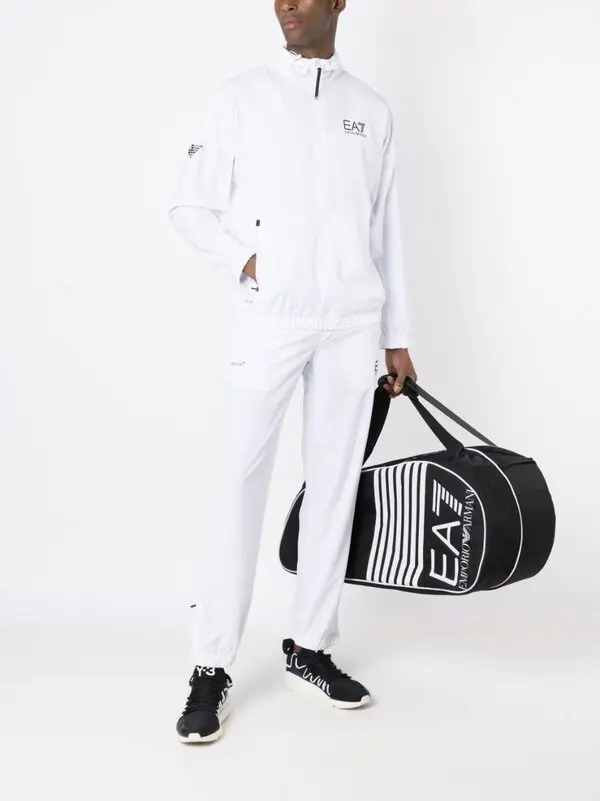 EA7 Logo-print Tracksuit - White