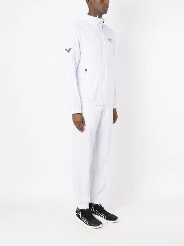 EA7 Logo-print Tracksuit - White