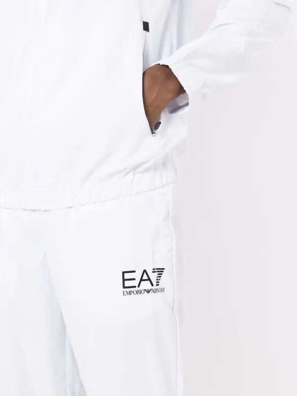 EA7 Logo-print Tracksuit - White