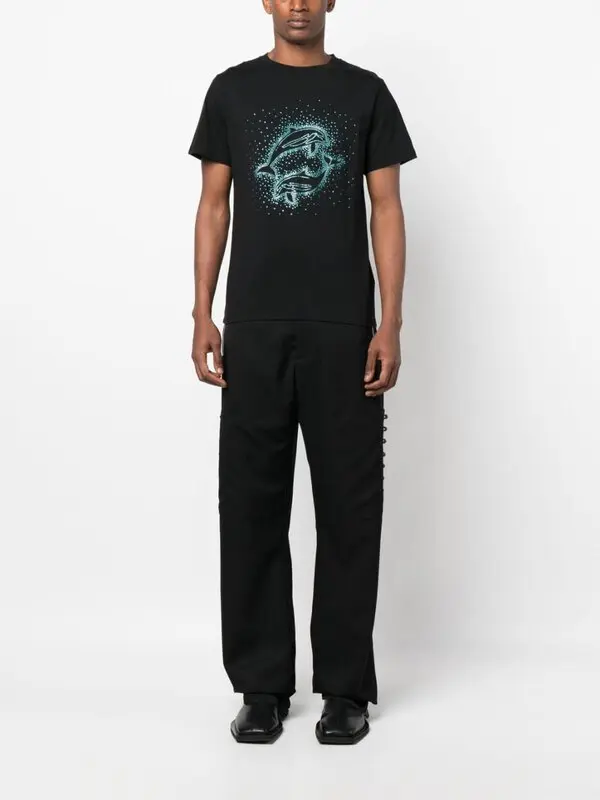 BOTTER Rhinestone-embellished Dolphin T-shirt
