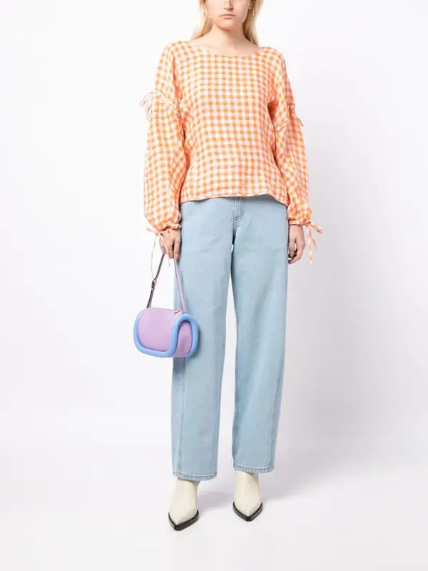 Henrik Vibskov Tapas Check-print Blouse