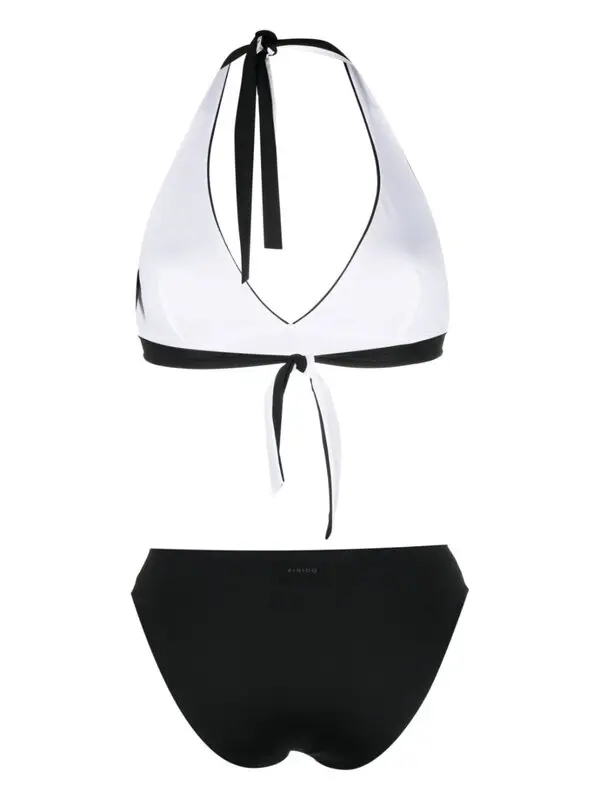 FISICO Self-tie Halterneck Bikini Set