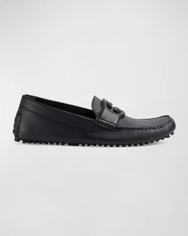 Authentic Gucci Men’s Interlocking G Drivers Core black size 8 G Gucci Interlocking G driving shoes - Joseph | Men main image 2