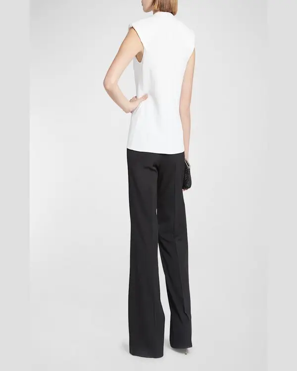 Stella McCartney Falabella Chain Crystal Top